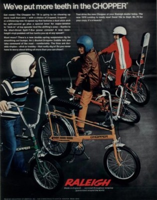 Daily 70s Ad: Raleigh Bicycles, ‘The Chopper’ (1970) | Bionic Disco