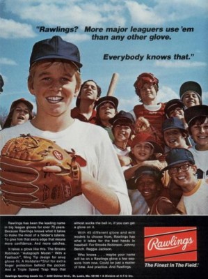 Rad Ads: Rawlings Baseball Glove (1976) | Bionic Disco
